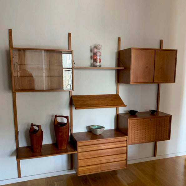 Vintage Danish Modern Teak Cado System Wall Unit By Poul Cadovius ...