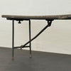 Vintage 1940s Long Industrial US Navy Folding Nautical Campaign Bench ...