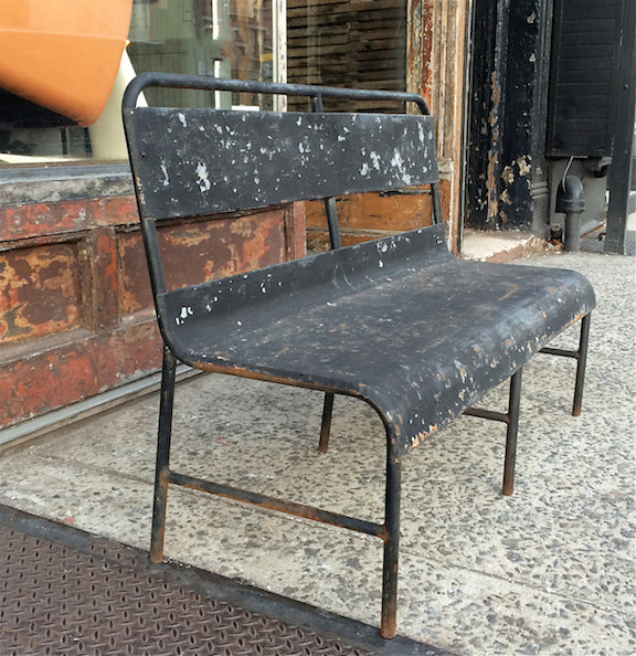 Vintage Industrial Navy Ship Bench – cityFoundry