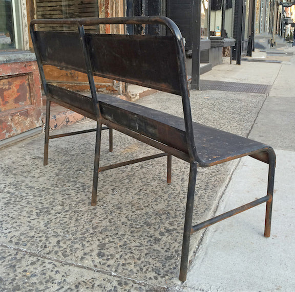 Vintage Industrial Navy Ship Bench – cityFoundry