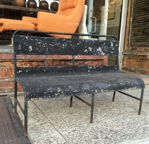 Vintage Industrial Navy Ship Bench – cityFoundry