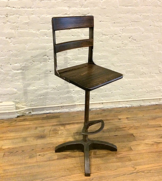 Custom Steel drafting stool – cityFoundry