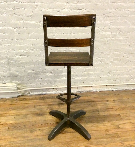 Custom Steel drafting stool – cityFoundry
