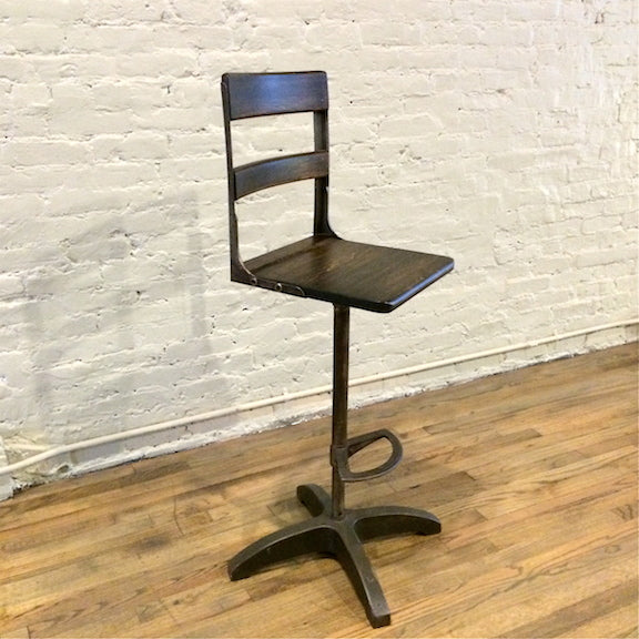 Custom Steel drafting stool – cityFoundry