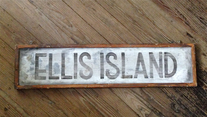 Vintage Ellis Island sign – cityFoundry