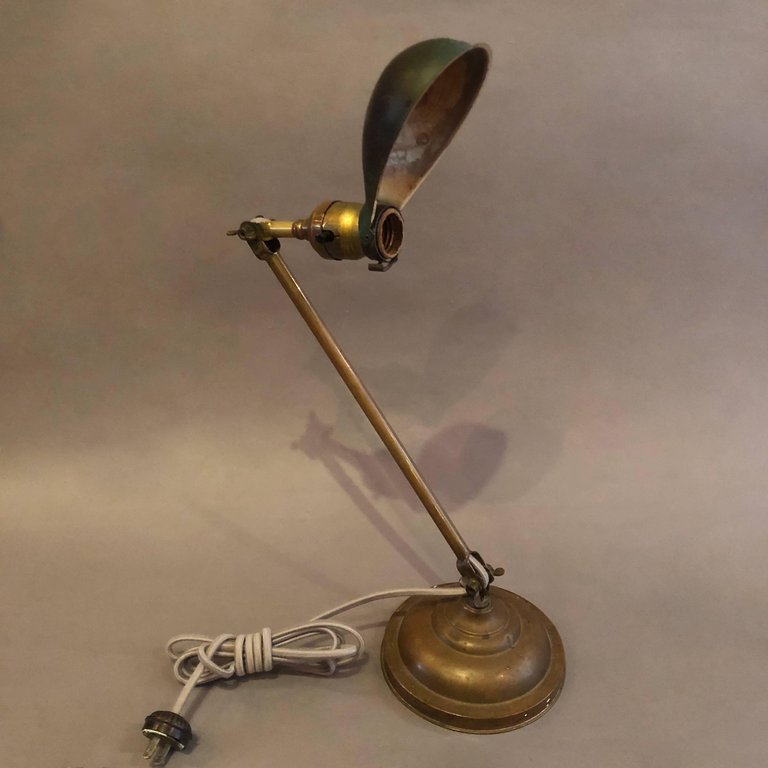 Vintage Industrial Brass Faeries Desk Lamp – cityFoundry