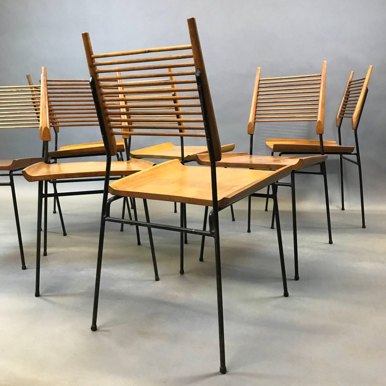 Vintage Mid-Century Modern Paul McCobb Shovel Chairs Winchendon ...