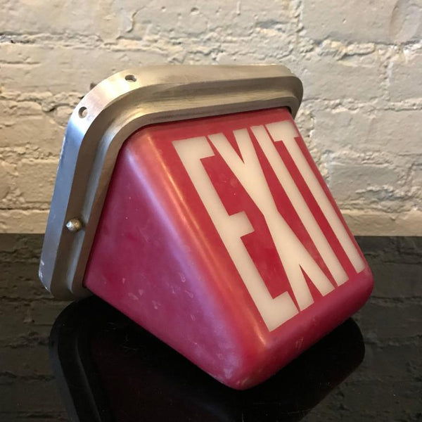 Vintage Flush Mount Exit Light Sign – cityFoundry