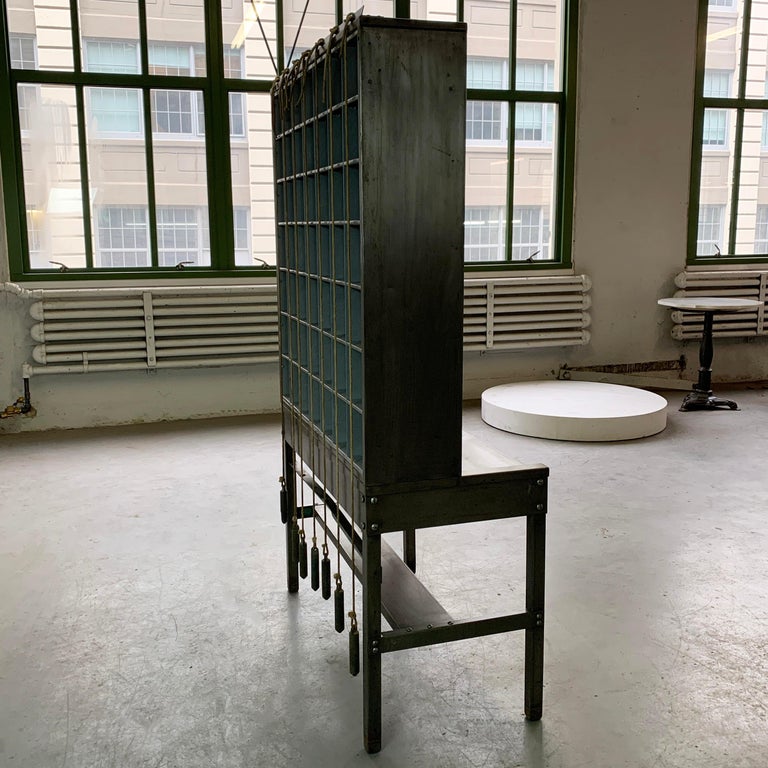 Vintage Industrial Steel Mail Letter Sorter Unit – cityFoundry