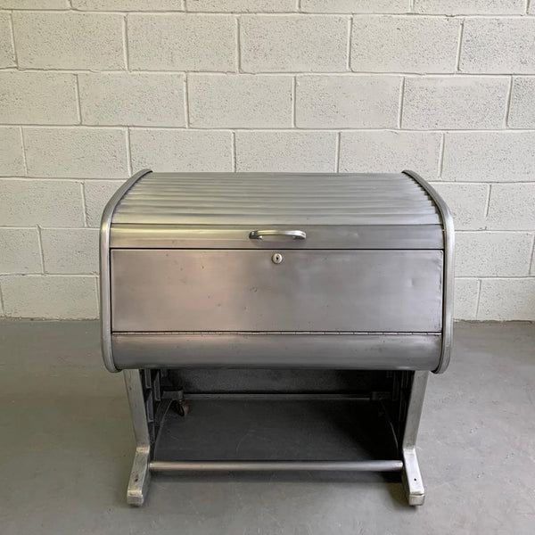 Vntage Industrial Brushed Steel X-Ray File Cabinet – cityFoundry