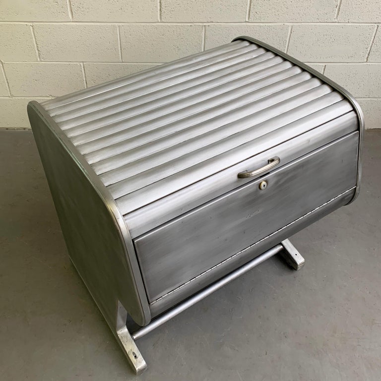 Vntage Industrial Brushed Steel X-Ray File Cabinet – cityFoundry