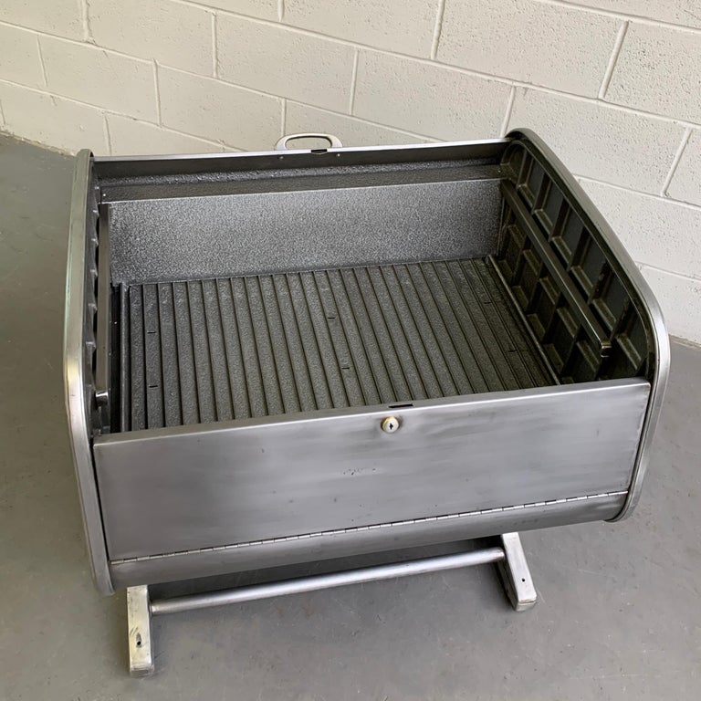 Vntage Industrial Brushed Steel X-Ray File Cabinet – cityFoundry