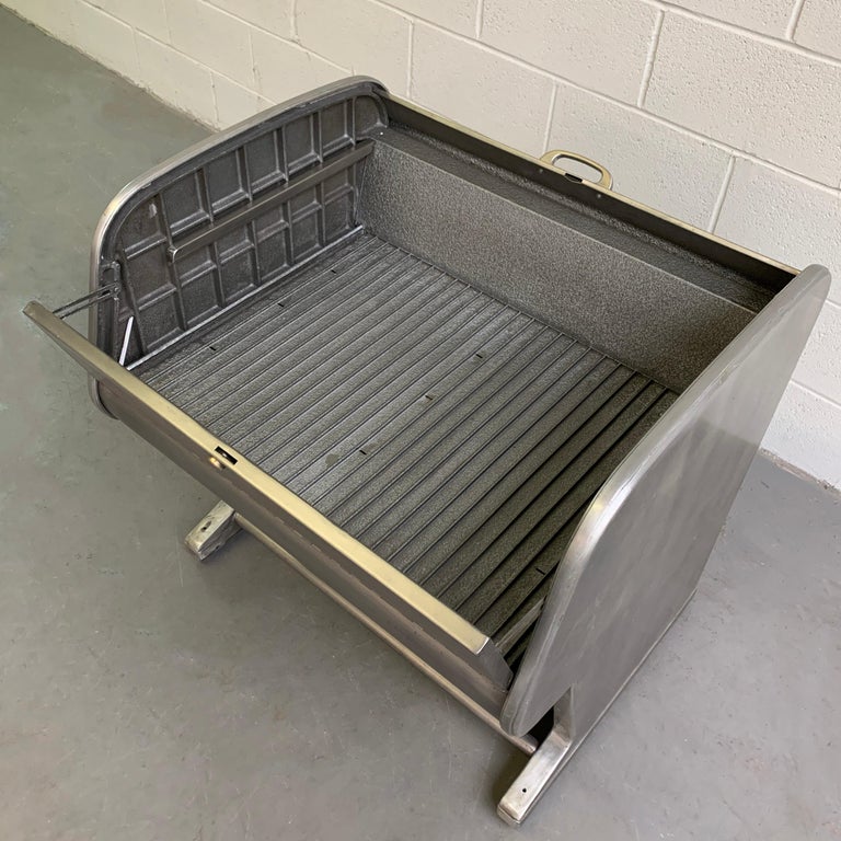 Vntage Industrial Brushed Steel X-Ray File Cabinet – cityFoundry