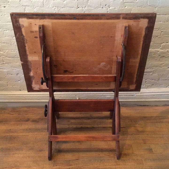 Vintage Small Maple Wood Drafting Table – cityFoundry