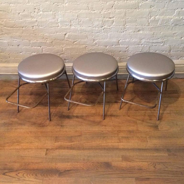 Vintage Brass Shoe Shop Fitting Stools – cityFoundry
