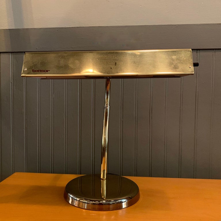 Brass Gooseneck Desk Lamp By Tensor – cityFoundry