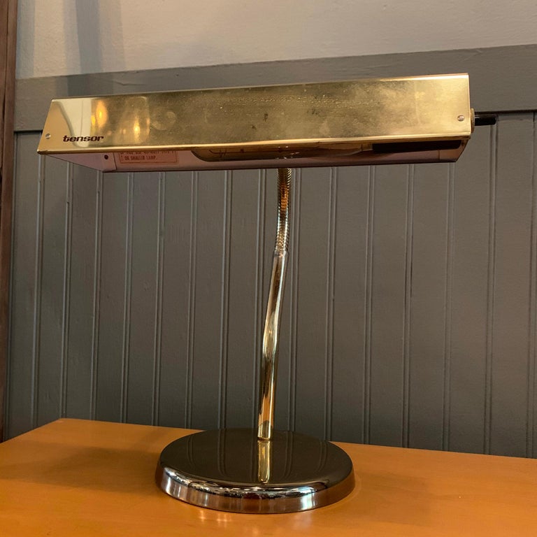 Brass Gooseneck Desk Lamp By Tensor – cityFoundry