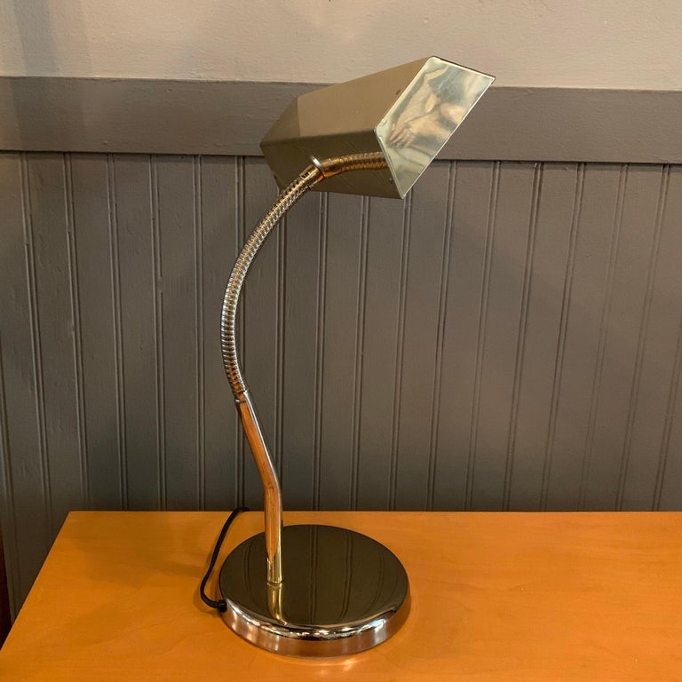 Brass Gooseneck Desk Lamp By Tensor – cityFoundry