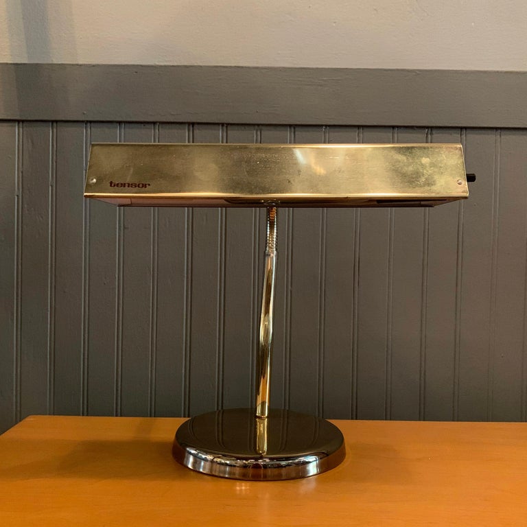 Brass Gooseneck Desk Lamp By Tensor – cityFoundry