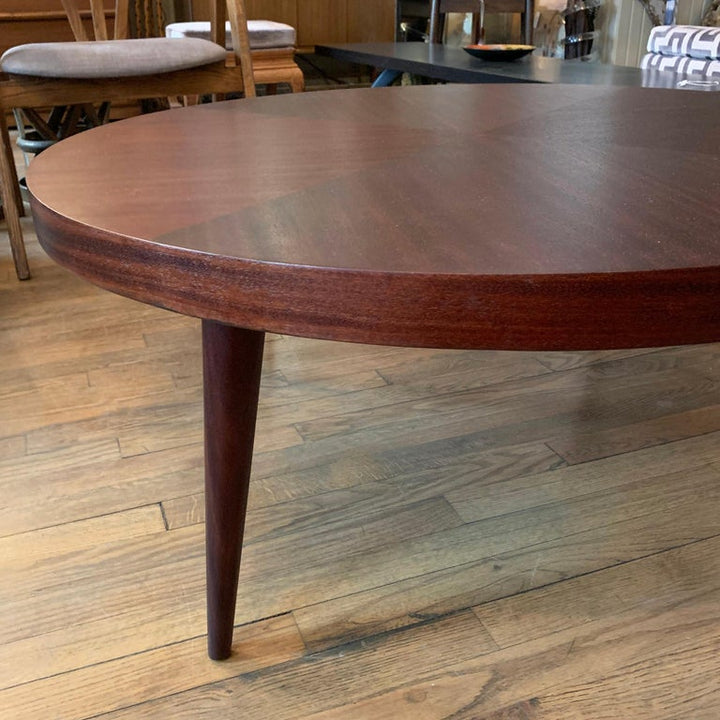 Mid Century Modern Round Mahogany Coffee Table – cityFoundry