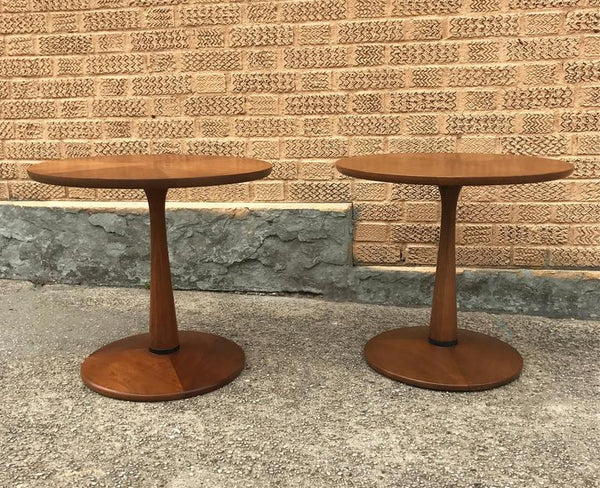 Vintage Walnut Kipp Stewart Side Tables – cityFoundry