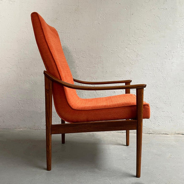 Vintage Scandinavian Modern High Back Lounge Chair – cityFoundry