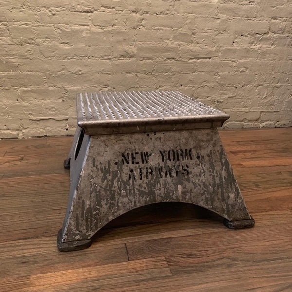 Industrial Aluminum Airplane Step Stool, New York Airways – cityFoundry