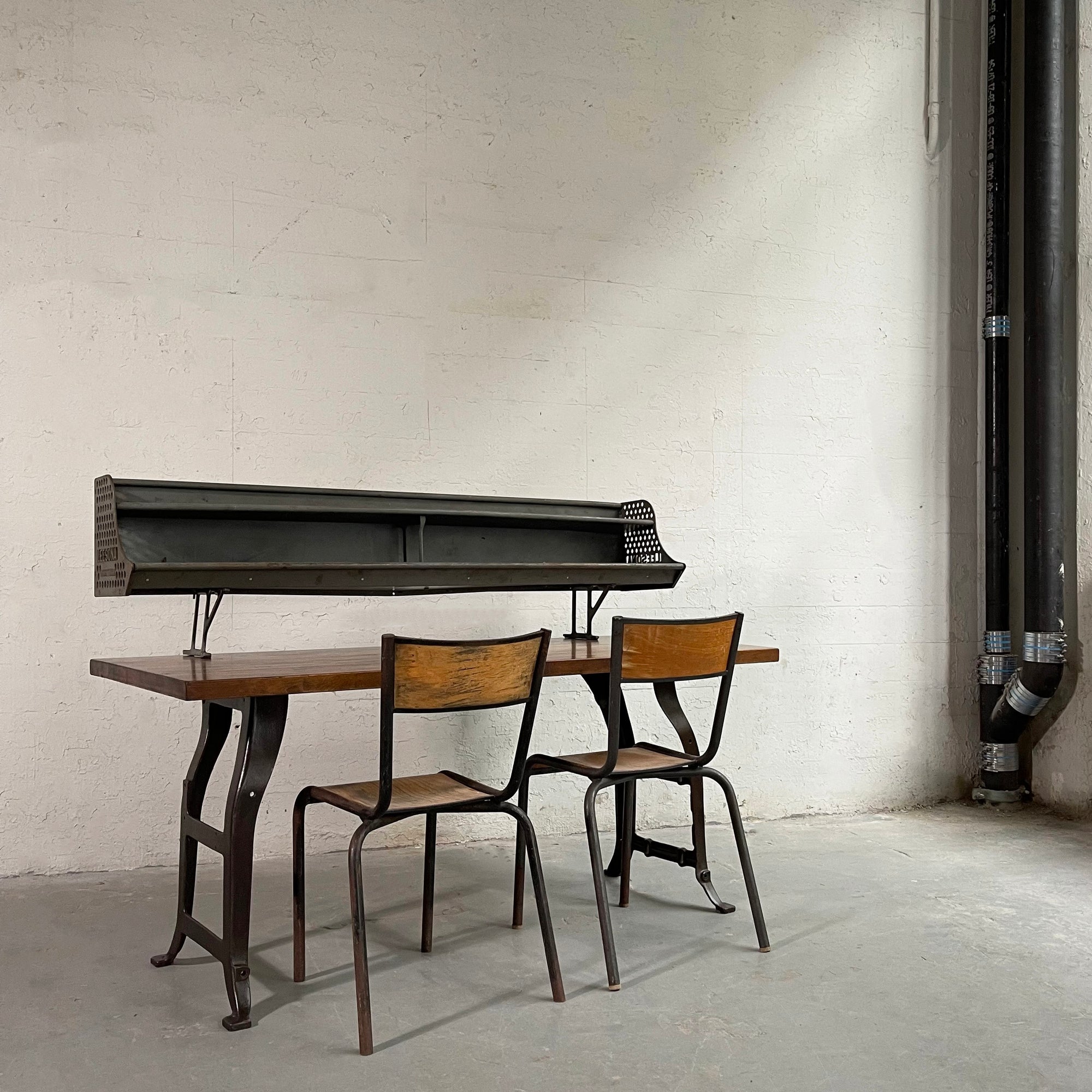 Vintage Industrial Steel Table Top Bin Shelf Organizer – cityFoundry