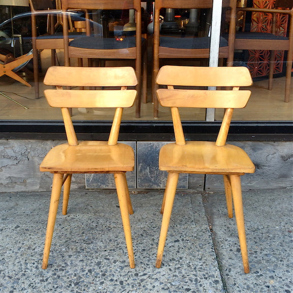 Vintage Maple Chairs – cityFoundry