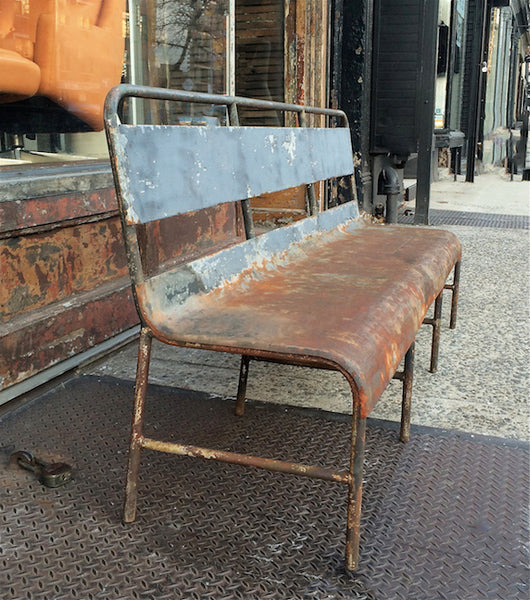 Rustic Industrial Vintage Navy Ship Benches – cityFoundry