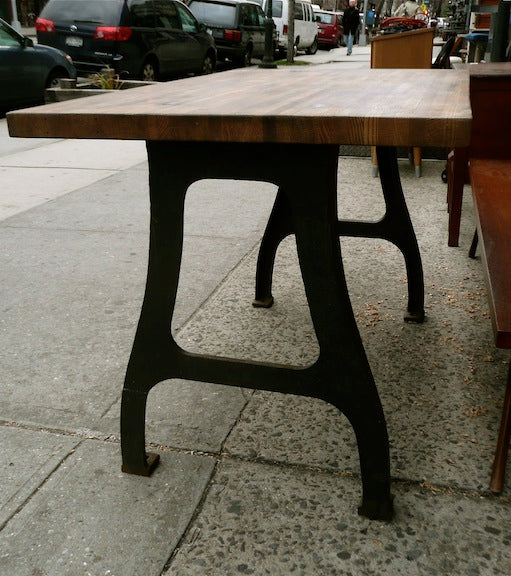 Industrial Butcher Block Table – cityFoundry