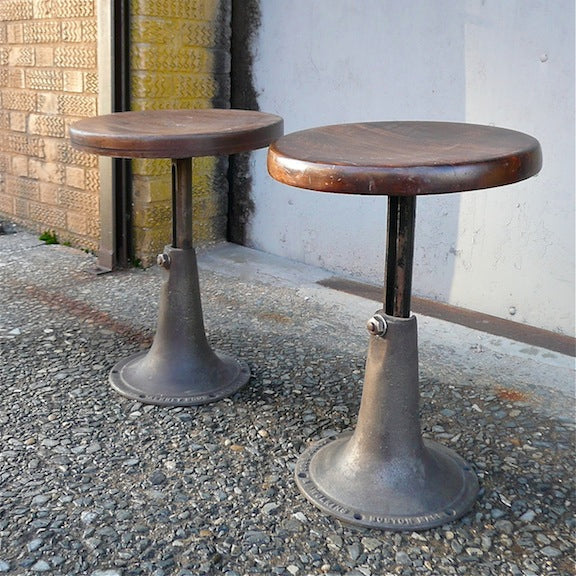 Antique cast iron factory Stools – cityFoundry