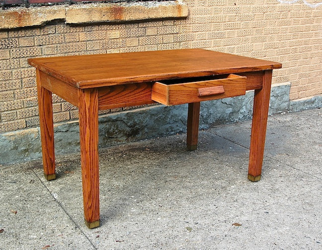 Oak Library Desk – cityFoundry