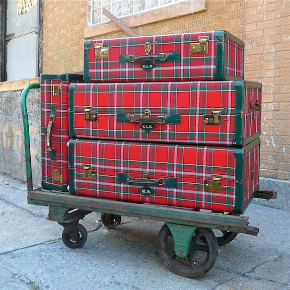 Vintage Taratan Plaid Corbin Sesamee Luggage – cityFoundry